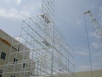 China Customized Galvanized Metal Scaffolding For High Rise Layher Truss for sale