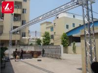 China 400x400mm Aluminium Goal Post Truss LED Screen Small Medium Gantry Lighting Stand for sale
