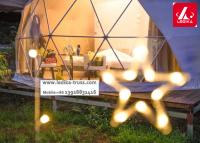 China Outdoor Camping Rainproof Geodesic Half Sphere Tent For Exhibition for sale