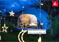 China Outdoor Camping Rainproof Geodesic Half Sphere Tent For Exhibition for sale