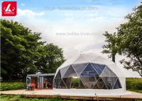 China Outdoor Camping Rainproof Geodesic Half Sphere Tent For Exhibition for sale