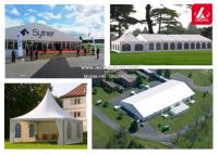 China 500 People Transparent Marquee Wedding Party Tent Aluminum  Structure for sale