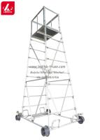 China Working Bench Aluminum Truss Frame Ladder For Subway Maintenance 3.9m for sale