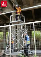 China Working Bench Aluminum Truss Frame Ladder For Subway Maintenance 3.9m for sale