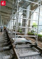 China 2.7m Height Removable Aluminum Scaffolding Tower Mobile Platform Working Ladder for sale