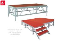 China 1.4m Height Aluminum Stage Platform Alloy Square Stage Truss System for sale