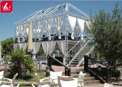China Silver Color 300mm Aluminum Triangle Truss For DJ Club for sale