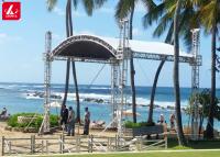 China Movable 290mm Aluminum Stage Roof Truss For Outdoor Event for sale