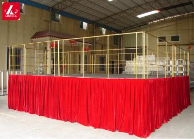 China Portative Adjustable Aluminum Stage Platform Catwalk Show 18mm for sale