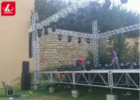 China 750kg Loading 4*8ft Aluminum Stage Platform For Hotels for sale