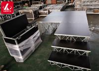 China 4x4ft Square Deck Aluminium Stage Platform Plywood Honeycomb Non Skid for sale