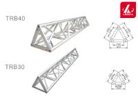 China TUV Aluminum Square Truss Triangle Roof Trussing System 500mm - 4000mm for sale