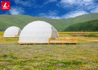 China 6m Transparent Outdoor Camping Tent Rainproof Geodesic Half Sphere Tent for sale