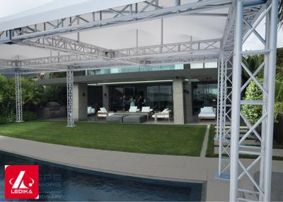 China 300mm Screw Bolt Aluminum Square Truss System For Swimming Pool for sale