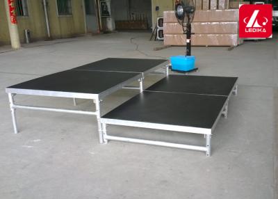 China Plywood Adjustable Aluminum Portable Stage 4*8ft H 0.4-1.2m for sale
