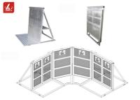 China Heavy Duty Aluminium Material Crowd Control Barricade Barrier For Large Project for sale