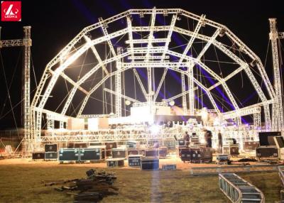 China Semi Circle Roof Stage Lighting Round Truss For Events Easy Install for sale