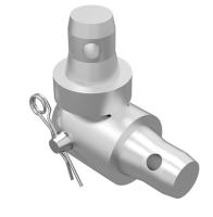 China Aluminum Alloy Spigot Truss Accessories Pillar Connection for sale