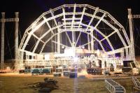China Aluminum Semi Circle Roof Truss System Exhibit Truss For Outdoor Concert for sale