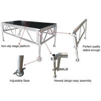 China Portable Mobile Concert Aluminum Stage Platform 18mm Antiskid Plywood Material for sale