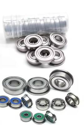 China MF104 High Speed Silent Miniature Flanged Ball Bearings 10mm Outer Diameter for sale
