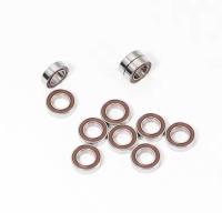 China MF84 Flange Bearing Extra Miniature High Speed Silent Bearings 4mm Inner Diameter for sale