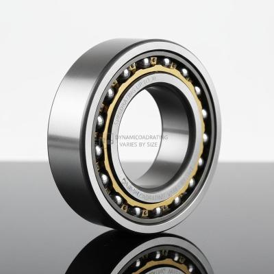 China Speedrating Up To 30 Single Row Angular Contact Bearing offering Dynamicloadrating Varies By Size designed for rotational performance for sale