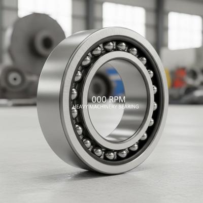 China 000 RPM Single Row Angular Contact Bearing Component Incorporating Open Shielded Sealed Sealing Type Used in Heavy Machinery for sale