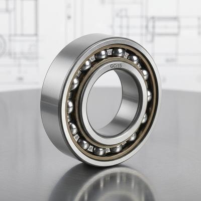 China Open Single Row Angular Contact Bearing System Built with Chrome Steel GCr15 Ensuring Long Term Stability and Operation for sale