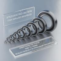 China Speedrating 000 RPM Thin Walled Bearings featuring Innerdiameterrange 5mm To 100mm Sealed design for precision machinery for sale