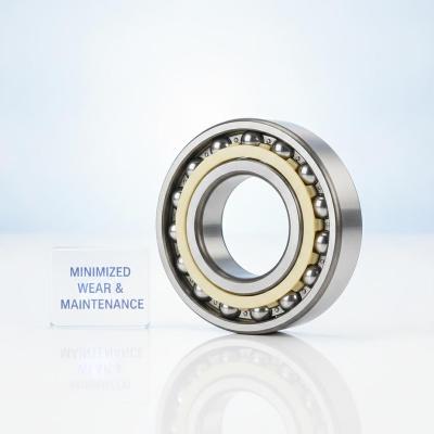 China Polyamide Cage Single Row Angular Contact Ball Bearing Accuracy Level P0 Designed to Minimize Wear and Maintenance Needs for sale