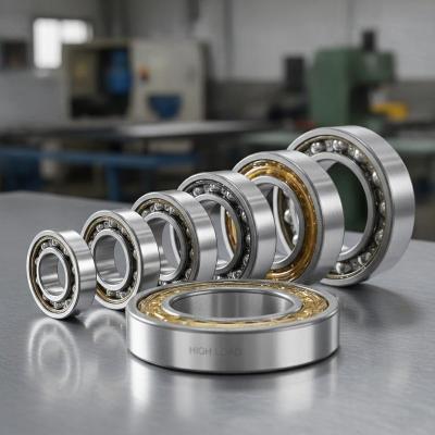 China Grease Or Oil Lubrication Single Row Angular Contact Bearing System in Widths 9mm to 50mm Engineered for High Load Capacity for sale