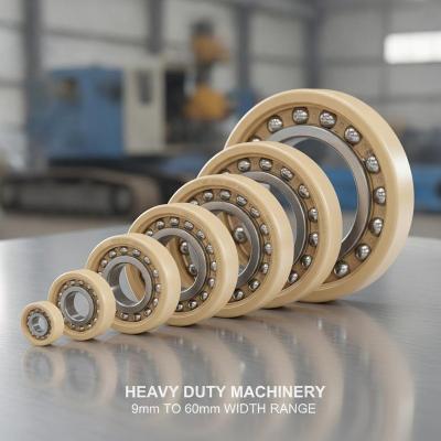China Polyamide Cagematerial Double Row Deep Groove Ball Bearings Width Range 9mm To 60mm Ideal Choice For Heavy Duty Machinery for sale