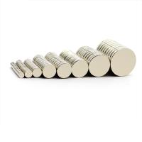 China SGS Neodymium Rare Earth Disc Magnets N52 Round Strong Type Industrial Grade for sale