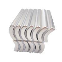 China Industrial Grade Rare Earth Arc Magnets Multi Poles With Silver Coating for sale