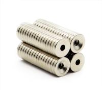 China Powerful Round Neodymium Magnets Industrial Rare Earth Magnets 5kgs Pull Force for sale