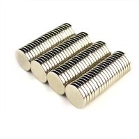 China Strong Circle Magnets N35 N52 Neodymium Disc Magnets Axial Radial Magnetization for sale