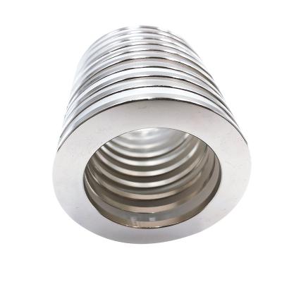 China Silver Neodymium Powerful Ring Magnets Height 6mm For Industrial for sale
