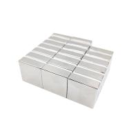China Nickel Coating Sintered Neodymium Magnet Rectangle Neodymium Magnet Multi Polar for sale