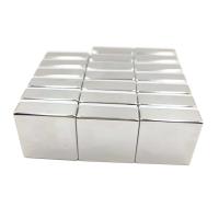 China Nickel Coating Sintered Neodymium Magnet Rectangle Neodymium Magnet Multi Polar for sale