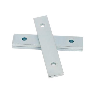 China N35-N52 Sintered Neodymium Magnet Iron Block With Zinc Coating for sale
