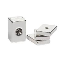 China Custom Shape N42 Neodymium Iron Boron Magnet NiCuNi Coating 80~220.C Working Temp for sale