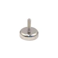 China Custom Made D36 D80 NdFeB Pot Magnet A3 Steel Case With External Thread for sale