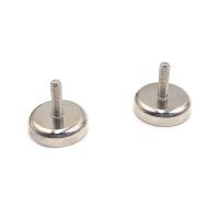 China Custom Made D36 D80 NdFeB Pot Magnet A3 Steel Case With External Thread for sale