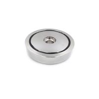 China Disc Shape High Grade Neodymium Pot Magnets With Threaded Hole for sale