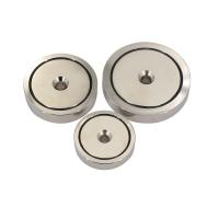 China OEM Nickel Coated Round Countersunk Pot Magnet Abrasion Resistance for sale