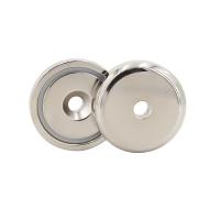 China Round Axial Threaded Neodymium Magnets Industrial Punching Processing for sale