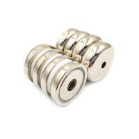 China Customization Round Neodymium Pot Magnet With Screw Corrosion Resistance for sale