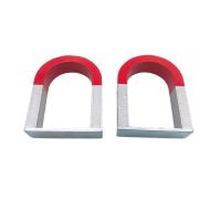 China Durable Alnico5 Horseshoe Shaped Magnets LNG37 Axial For Microphone for sale