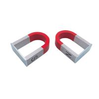 China Durable Alnico5 Horseshoe Shaped Magnets LNG37 Axial For Microphone for sale